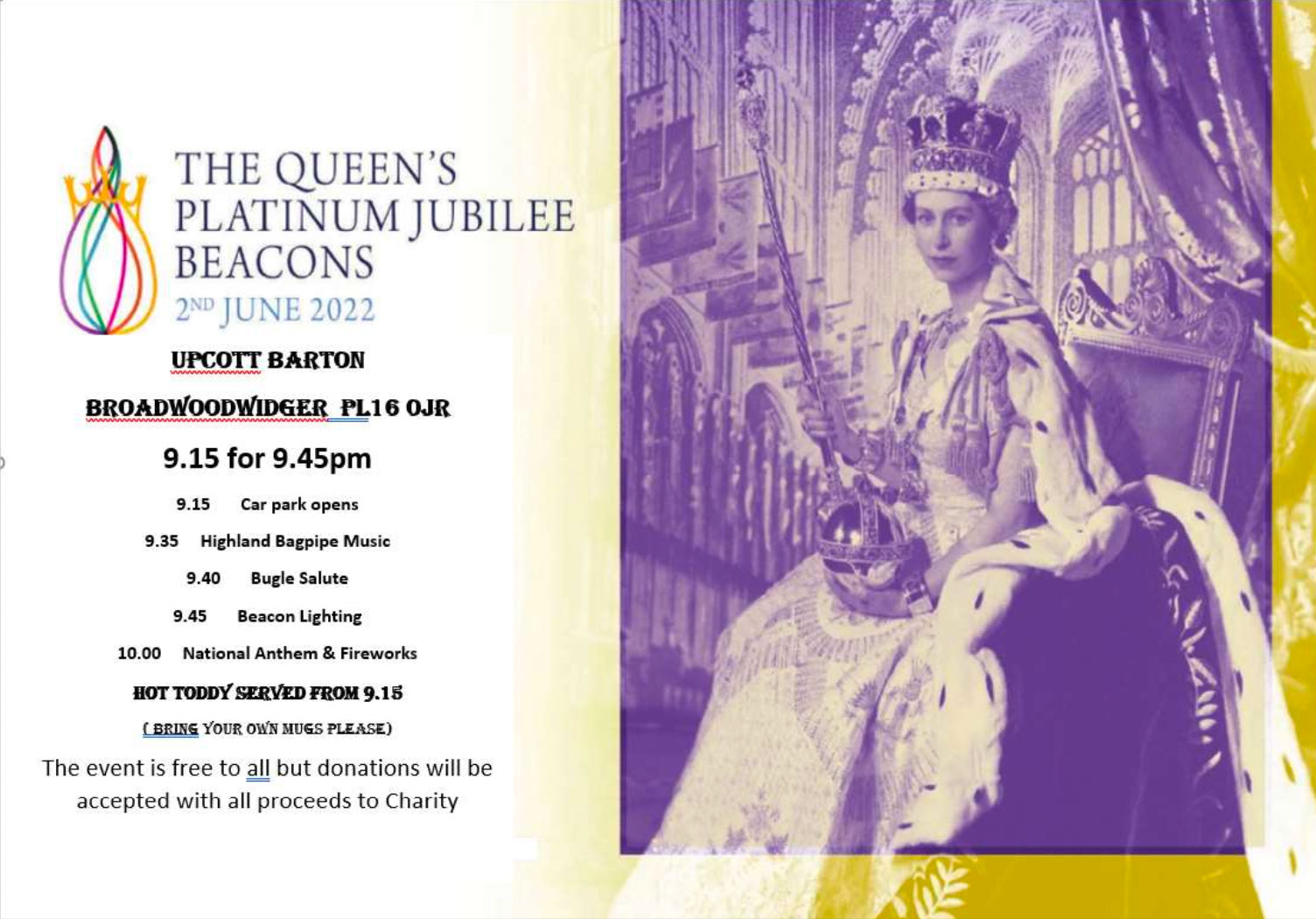 Beacon Lighting for The Queen's Platinum Jubilee Celebrations ...